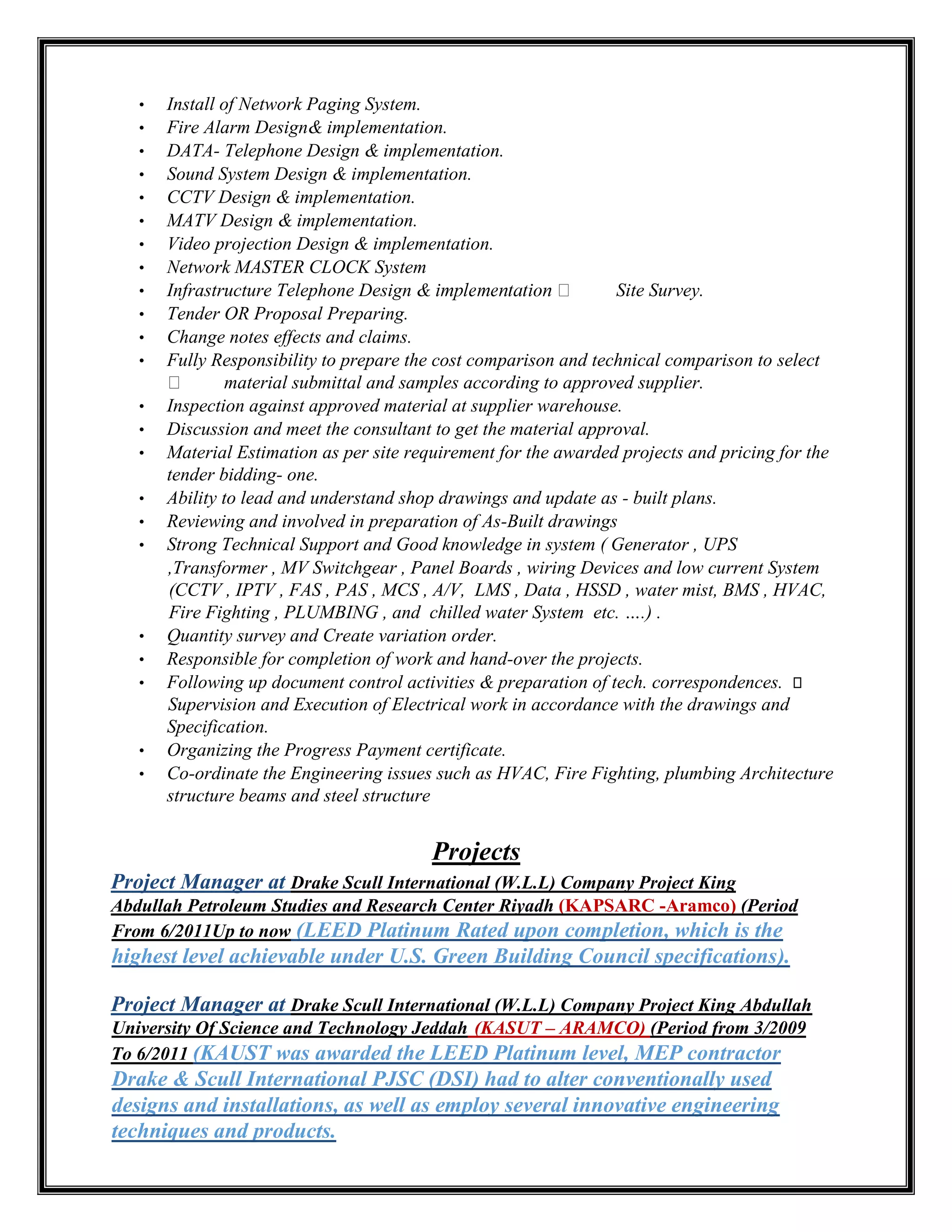 Mohamed Hassan cv 30816 | PDF