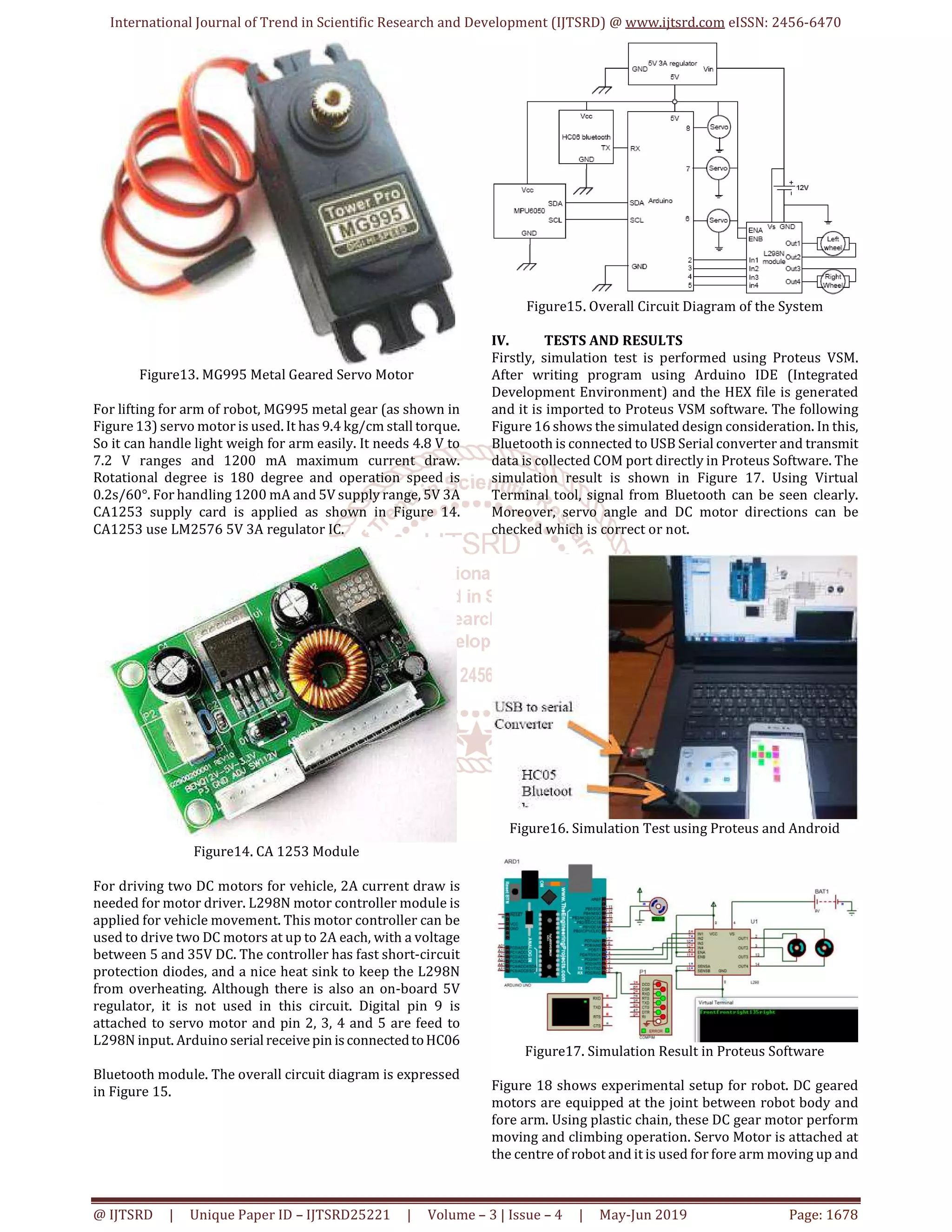 Stair Climbing Robot with Stable Platform | PDF | Robotics | Technology & Computing
