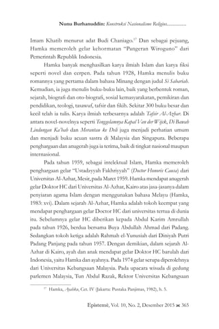 KONSTRUKSI NASIONALISME RELIGIUS: Relasi Cinta dan Harga Diri dalam ...