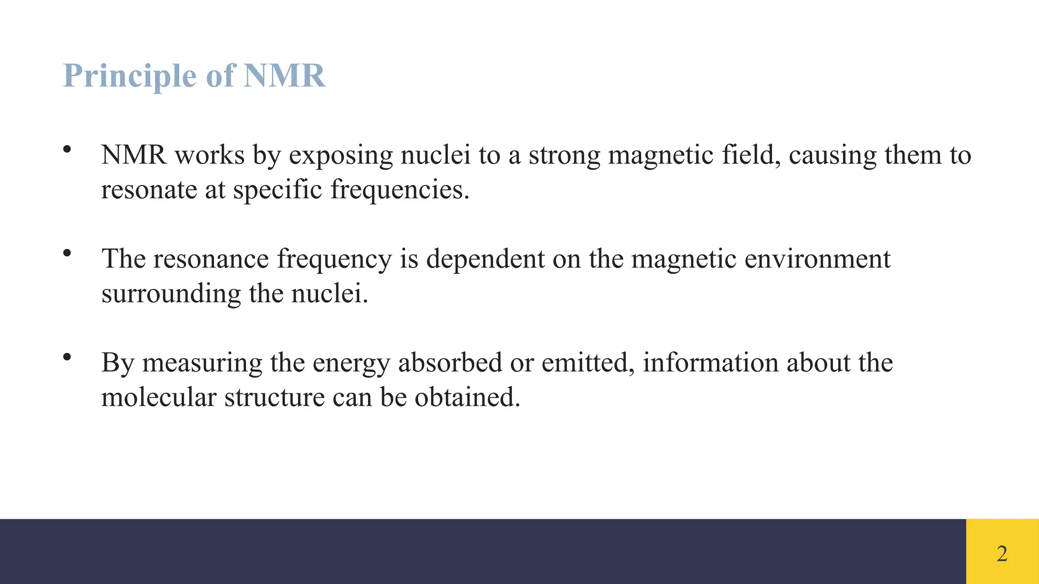 NMR SPECTROSCOPY . Birbhum pharmacy school | PPTX