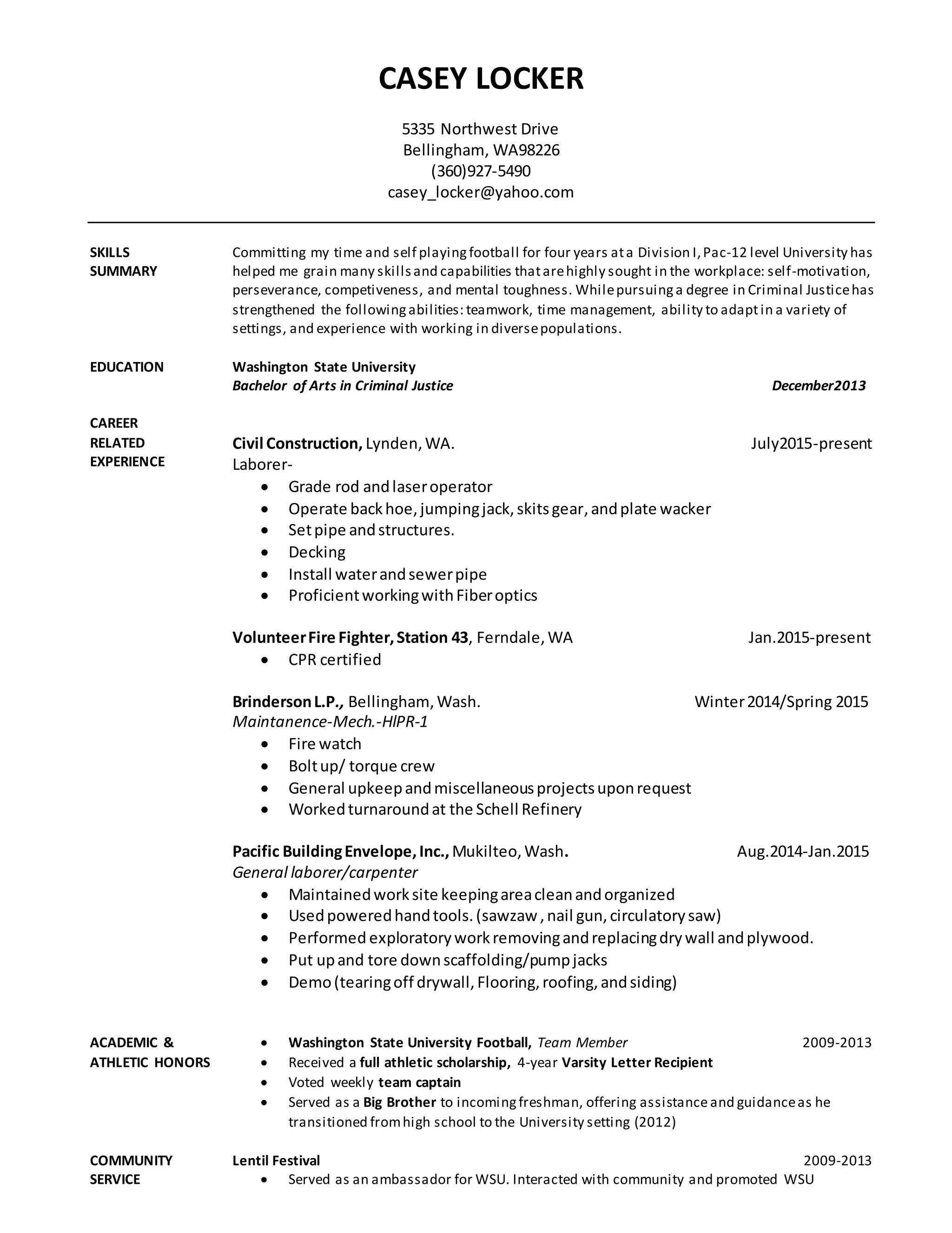 Caseys Resume | DOCX