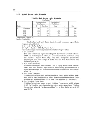 Pengaruh Struktur Modal, Return on Equity (ROE), dan Kebijakan Dividen terhadap Nilai Perusahaan ...