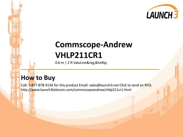 Commscope-Andrew VHLP211CR1 | PPT