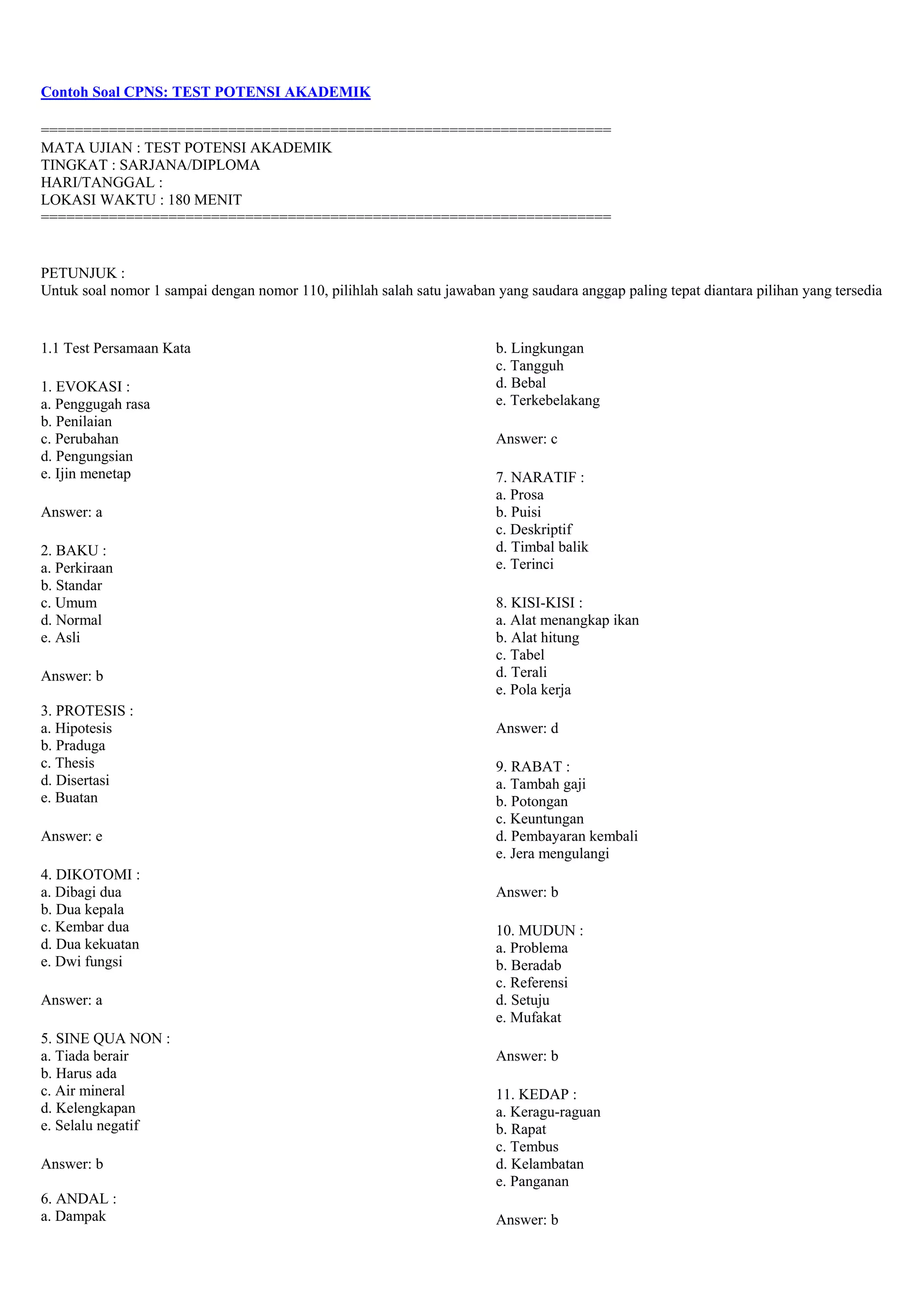 35369932 contoh-soal-tpa | PDF