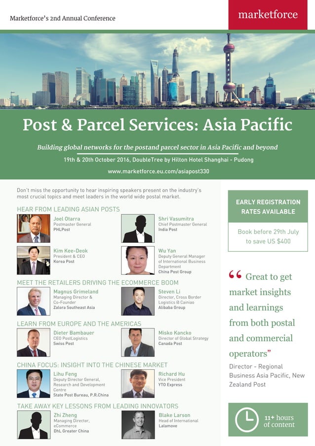 Brochure - Post & Parcel Asia Pacific 2016 | PDF