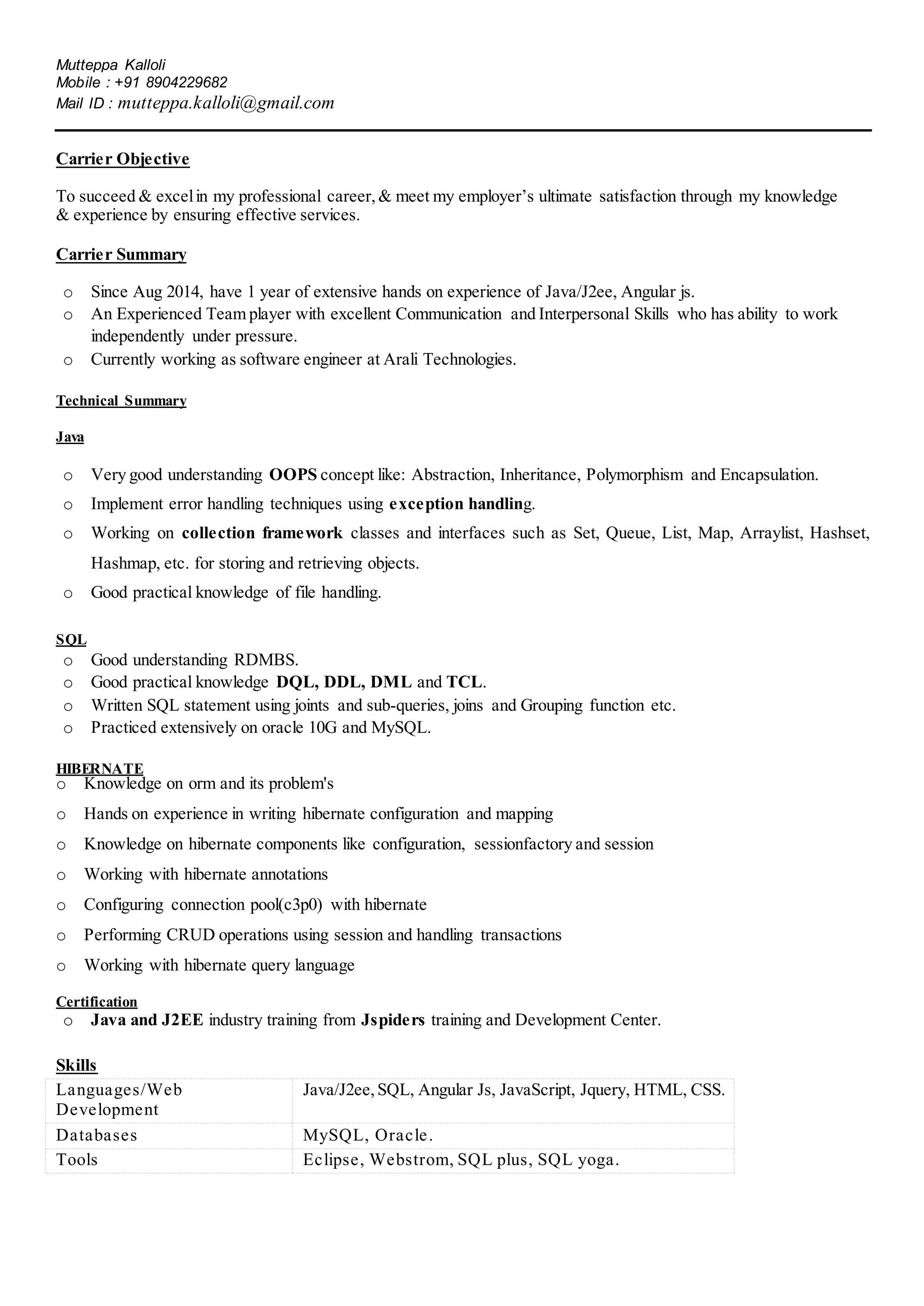 muttuk_Java_angularjs_1year_experience | PDF