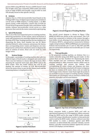 RFID Based Vending Machine | PDF | Technology & Computing