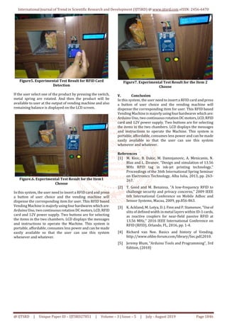 RFID Based Vending Machine | PDF | Technology & Computing