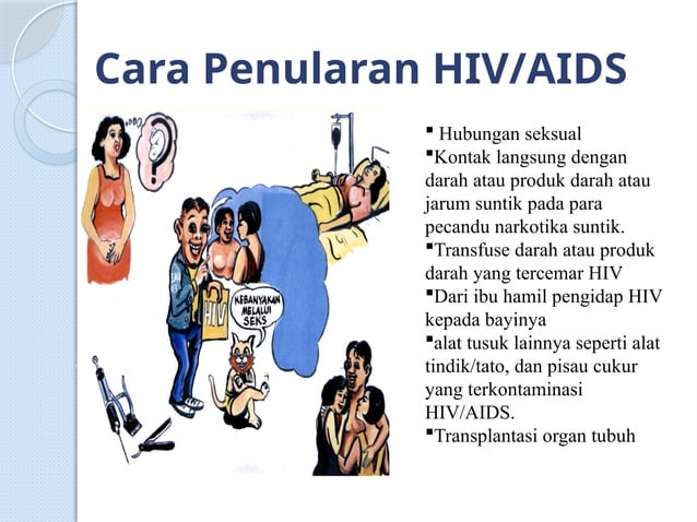 penyuluhan hiv untuk anak sekolah pada wilayah kerja masing masing | PPTX