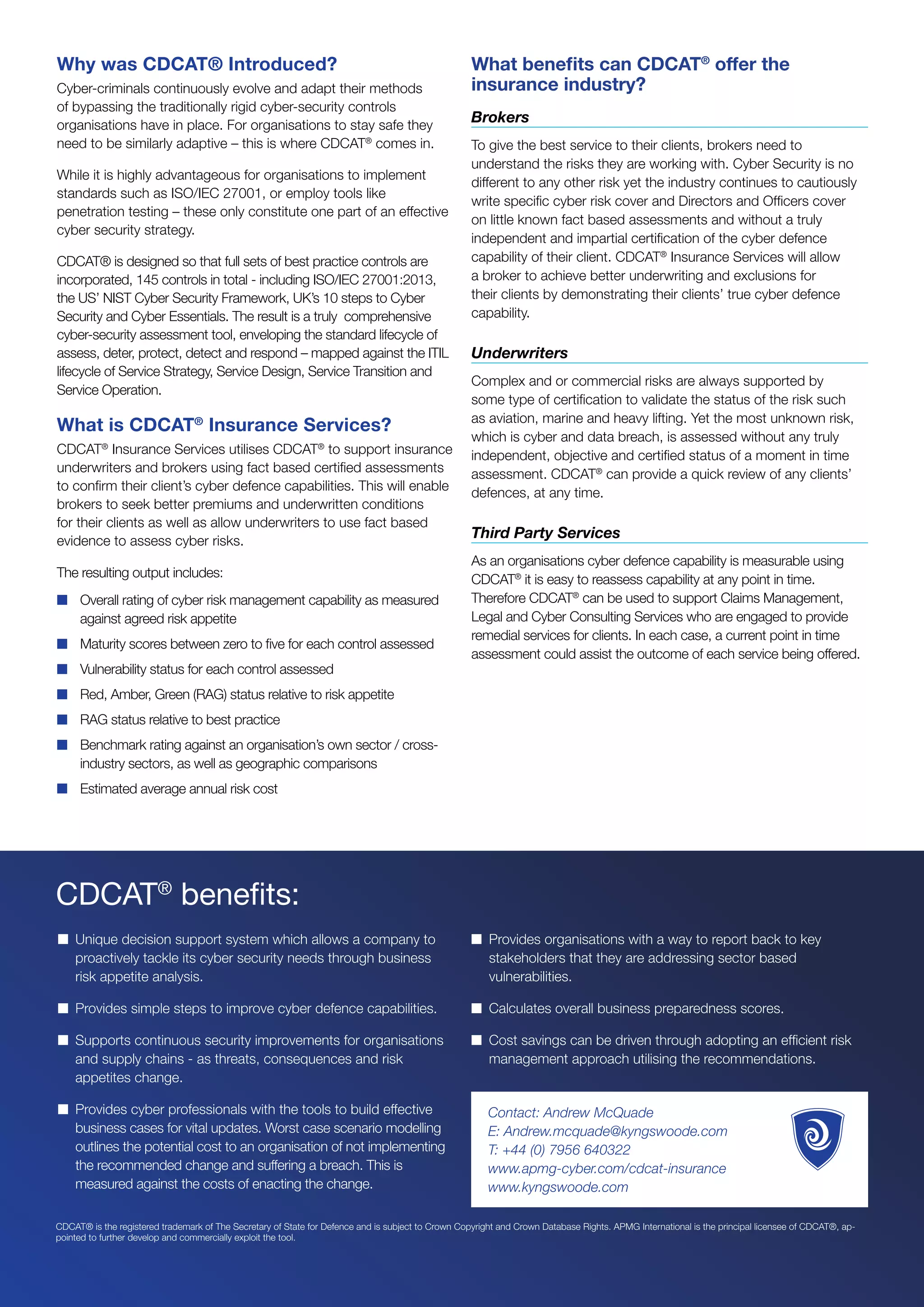 CDCATInsurance 2016 | PDF