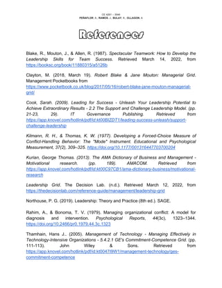 LEADERSHIP GRID | PDF