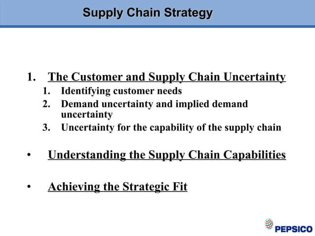 35492024 supply-chain-management-pepsi | PPT