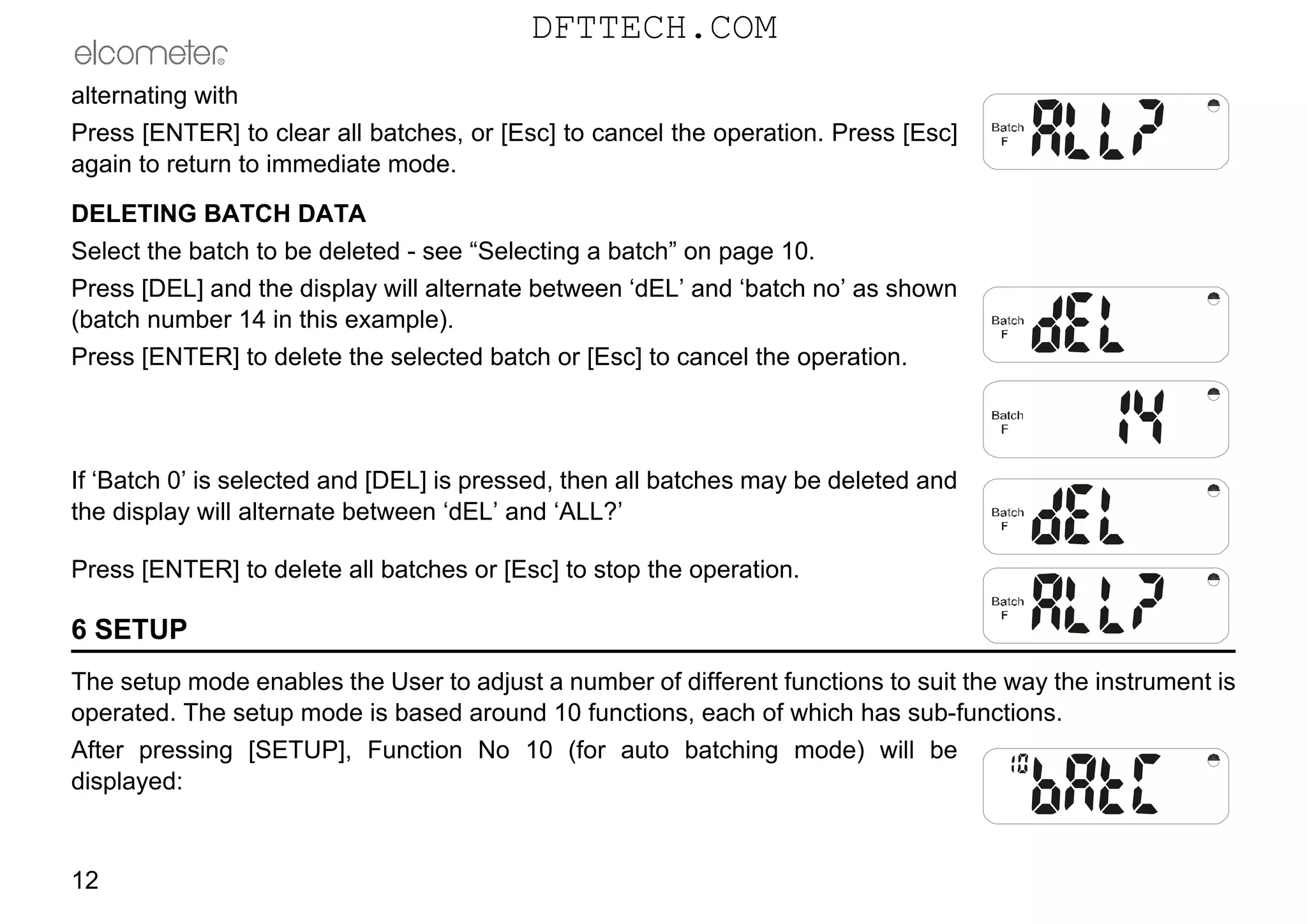 Elcometer 355 Coating Thickness Gauge Standard Model instructions | PDF