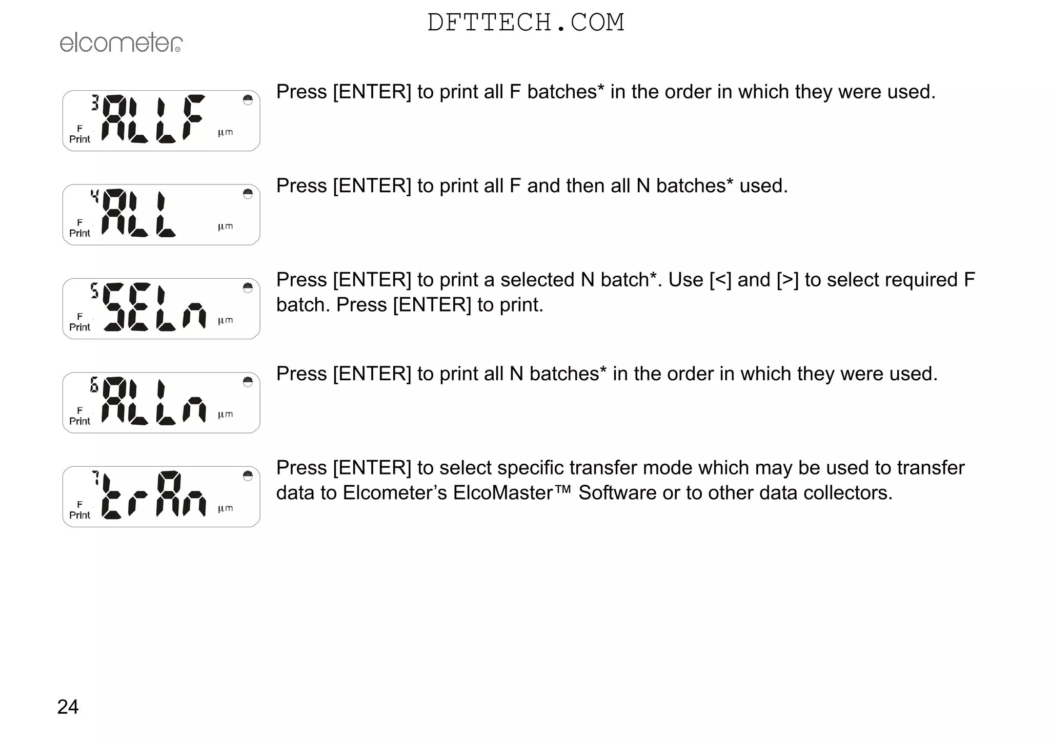Elcometer 355 Coating Thickness Gauge Standard Model instructions | PDF
