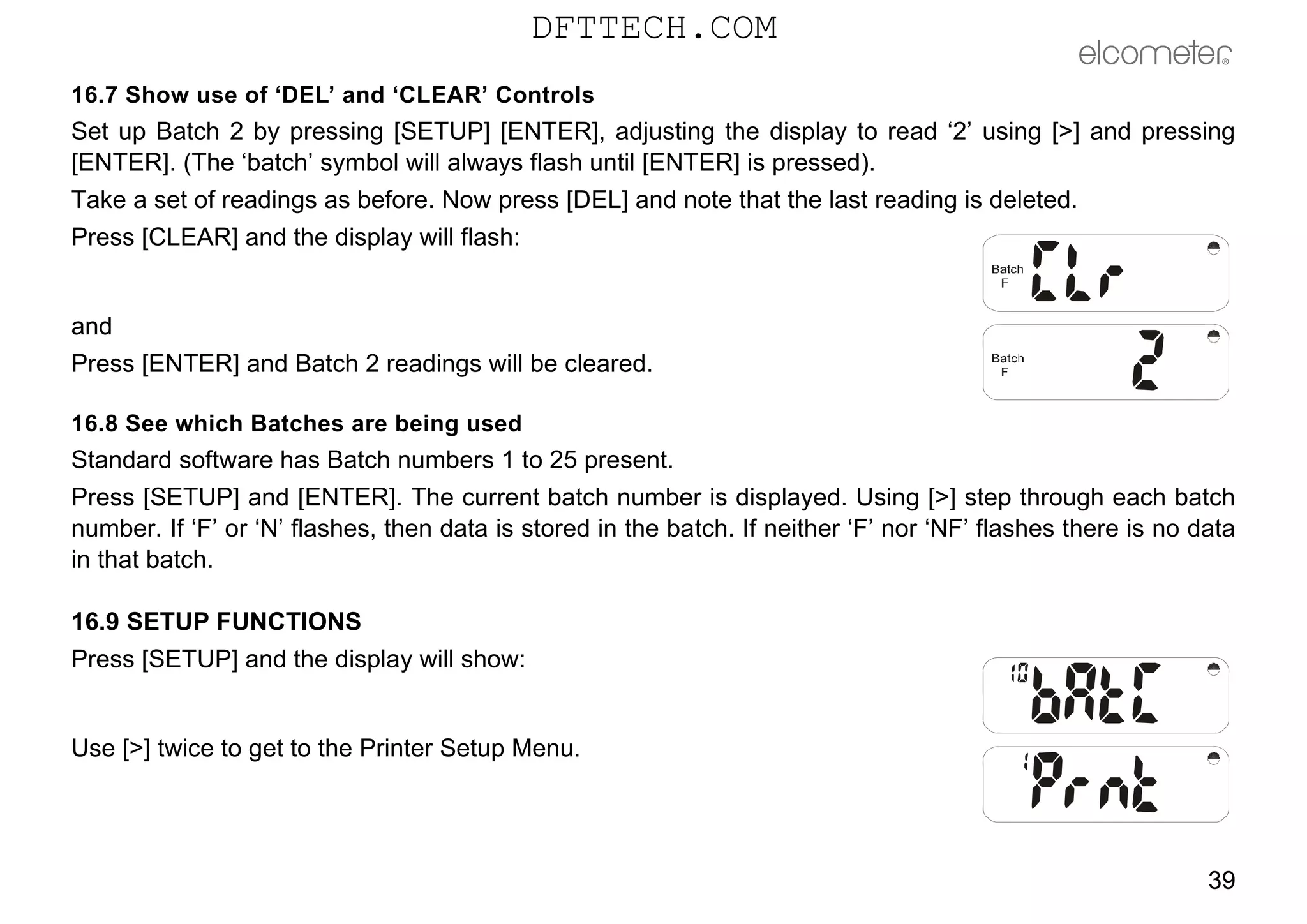 Elcometer 355 Coating Thickness Gauge Standard Model instructions | PDF