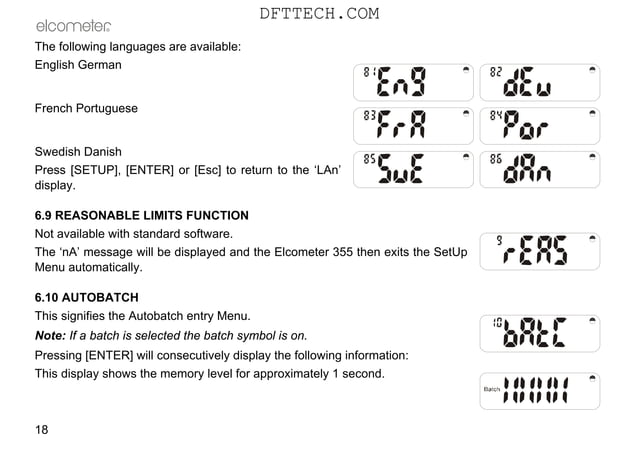 Elcometer 355 Coating Thickness Gauge Standard Model instructions | PDF