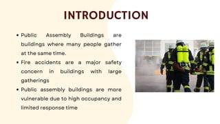 Fire fighting arrangement in public assembly buildings | PDF