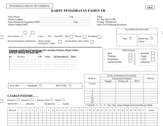 Form tuberkulosis terbaru tb 01 new form | DOC