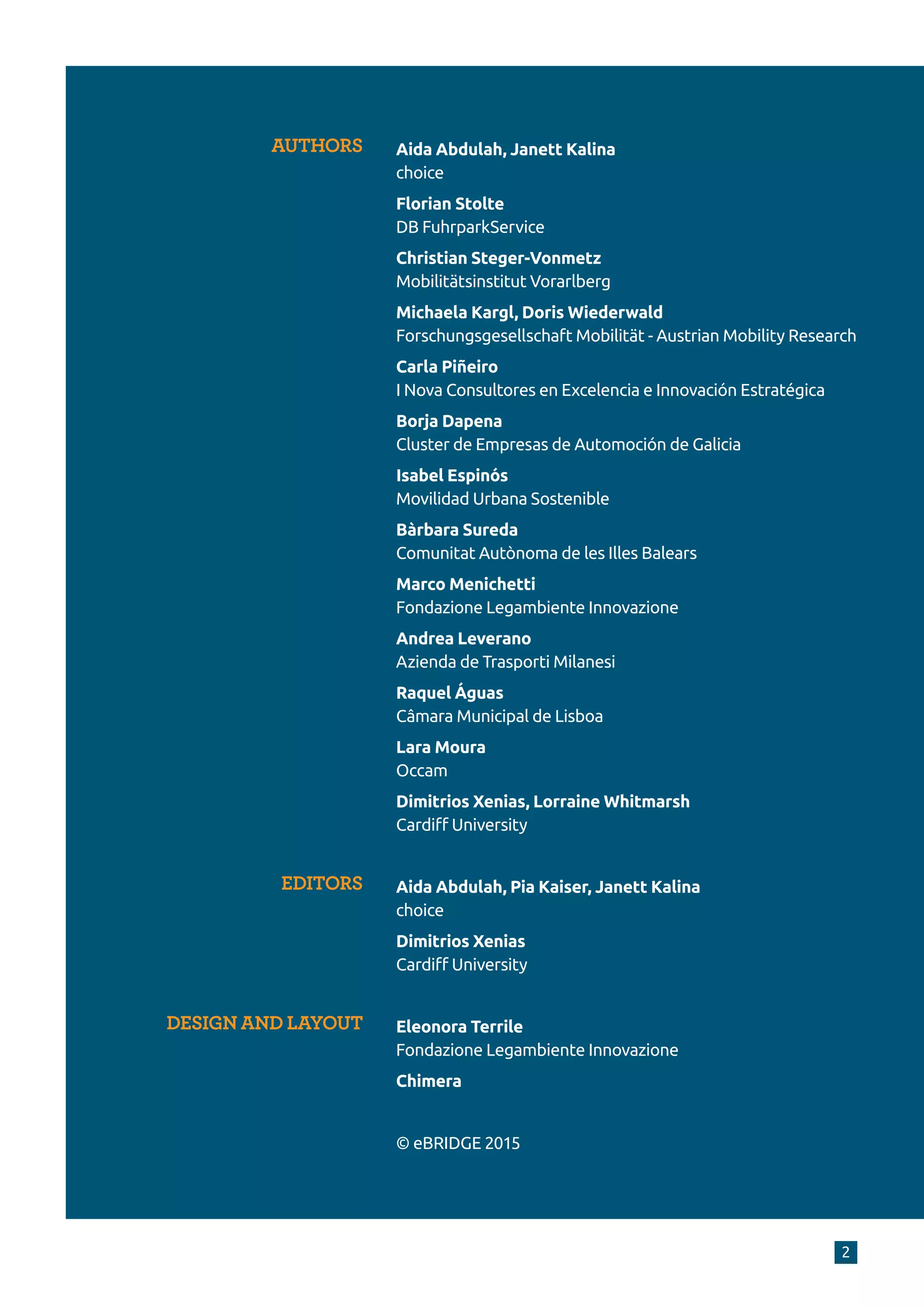 eBRIDGE Toolkit | PDF