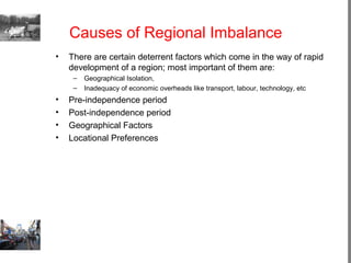 35541086 regional-imbalance | PPT