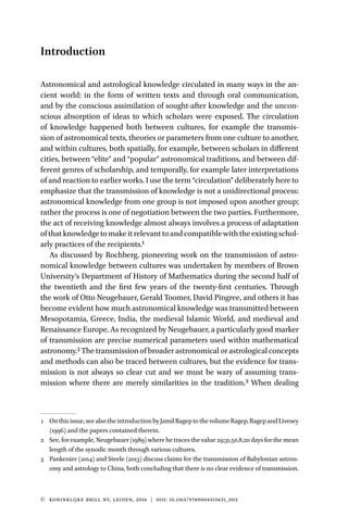 The Circulation Of Astronomical Knowledge In The Ancient World Steele | PDF