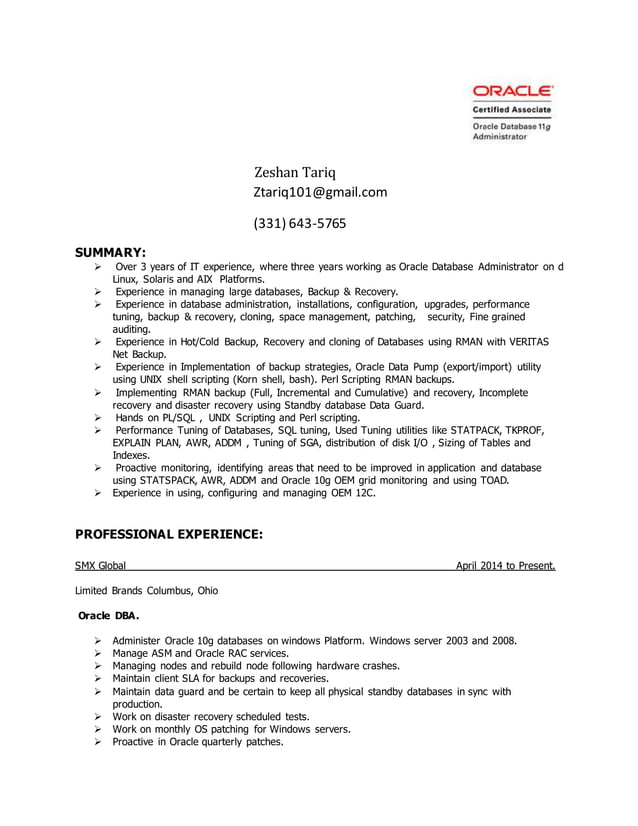 Zeshan_Tariq_Resume | PDF