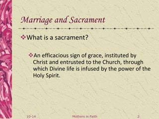 The Theology of Marriage - Adrienne Yates | PPT