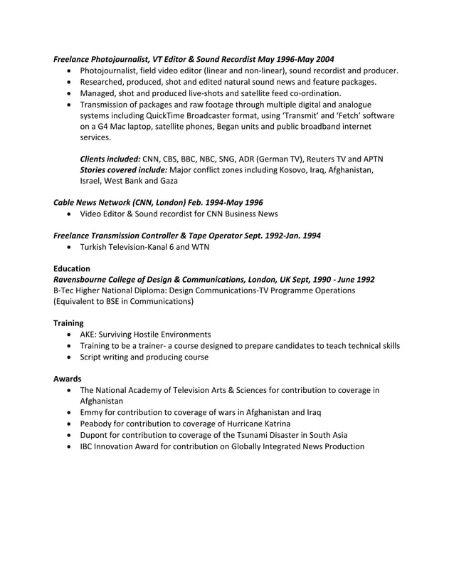 PELIN SIDKI resume | PDF