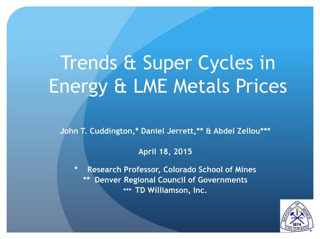 trends-supercycles-energy-lme-metals-prices | PDF | Commodities | Economy