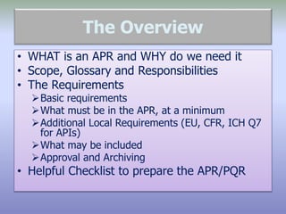 Apr and PQR | PPT
