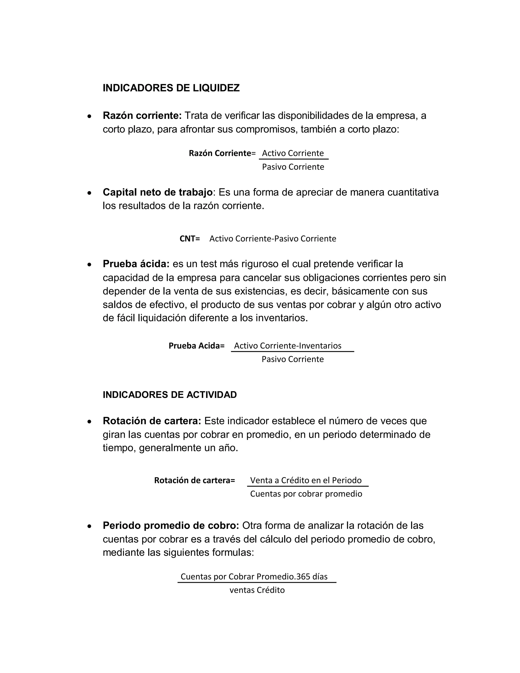 35564099 formulas-indicadores-financieros | PDF