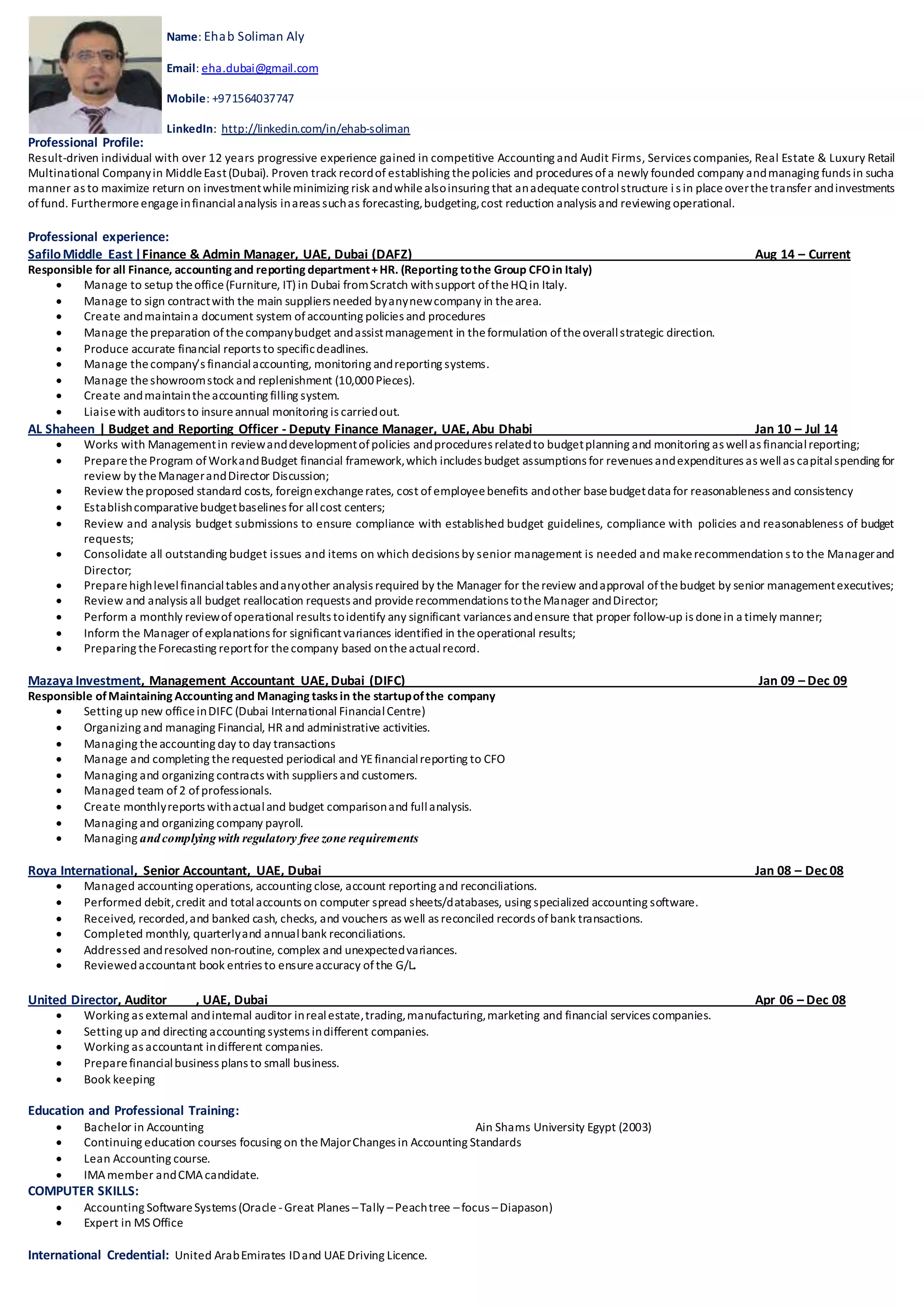 Ehab Soliman CV Updated | PDF