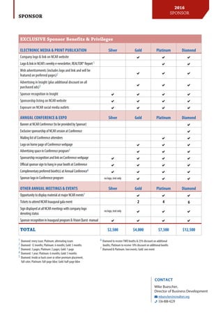 2016 NCAR Marketing Kit | PDF