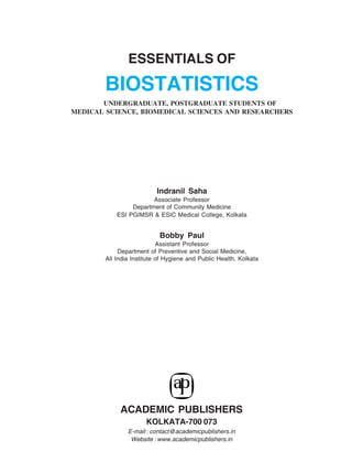 Essentials of Biostatistics - Second Edition | PDF