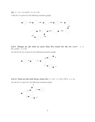 automata problems | PDF