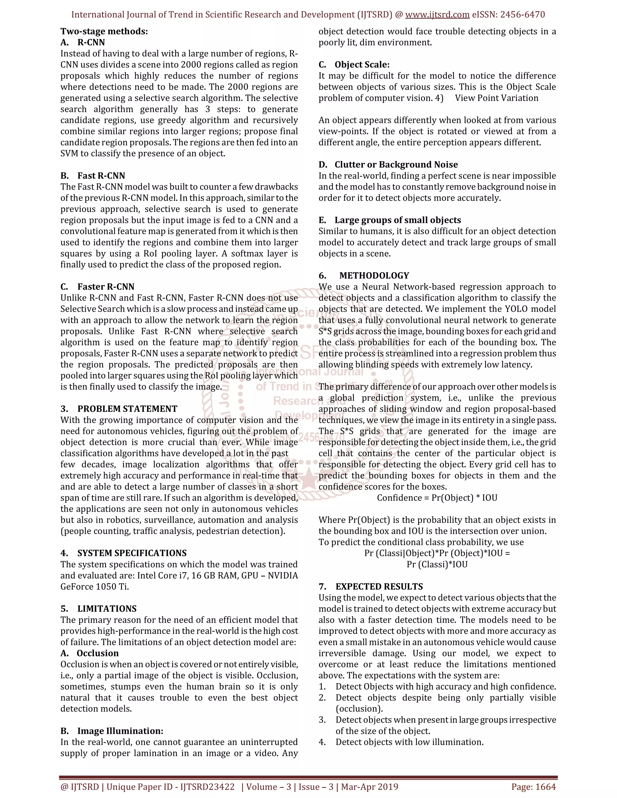 Object Detection An Overview Pdf