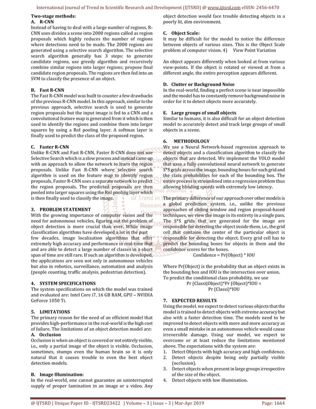 Object Detection An Overview | PDF