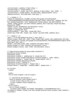 Simple Blue Blog Template XML 的副本 | DOC