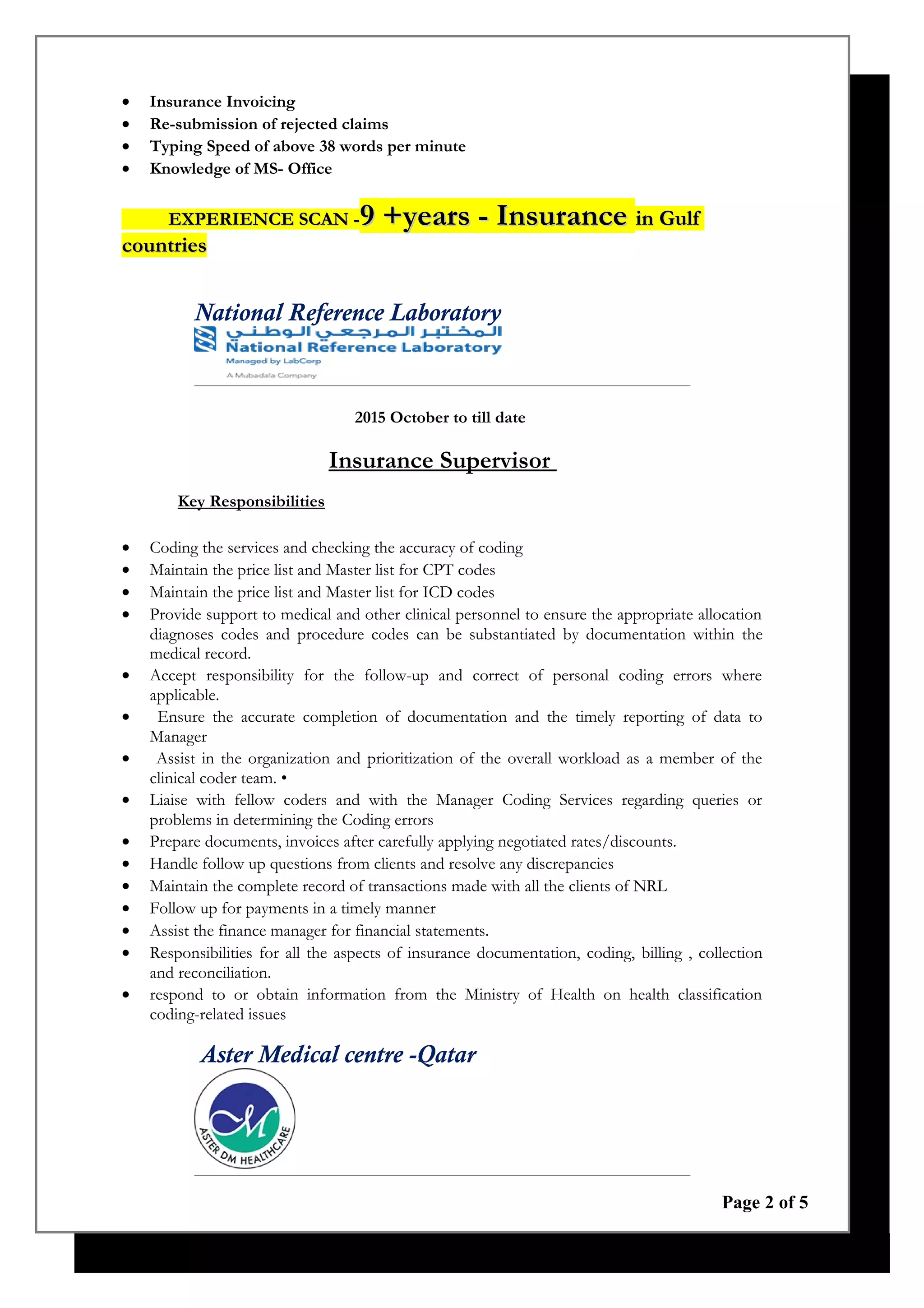 Deepa rani - CV updated | DOC