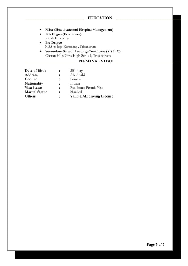 Deepa rani - CV updated | PDF