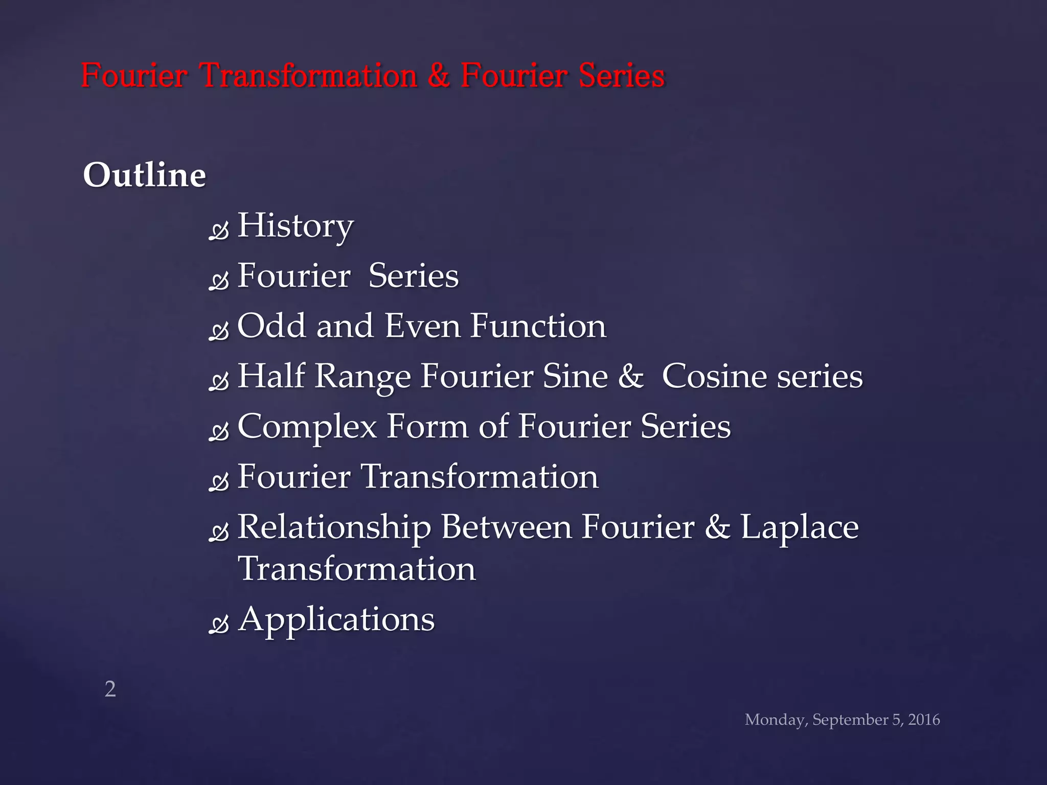 the fourier series | PPTX