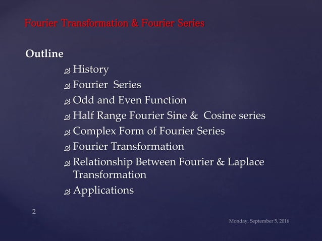the fourier series | PPTX