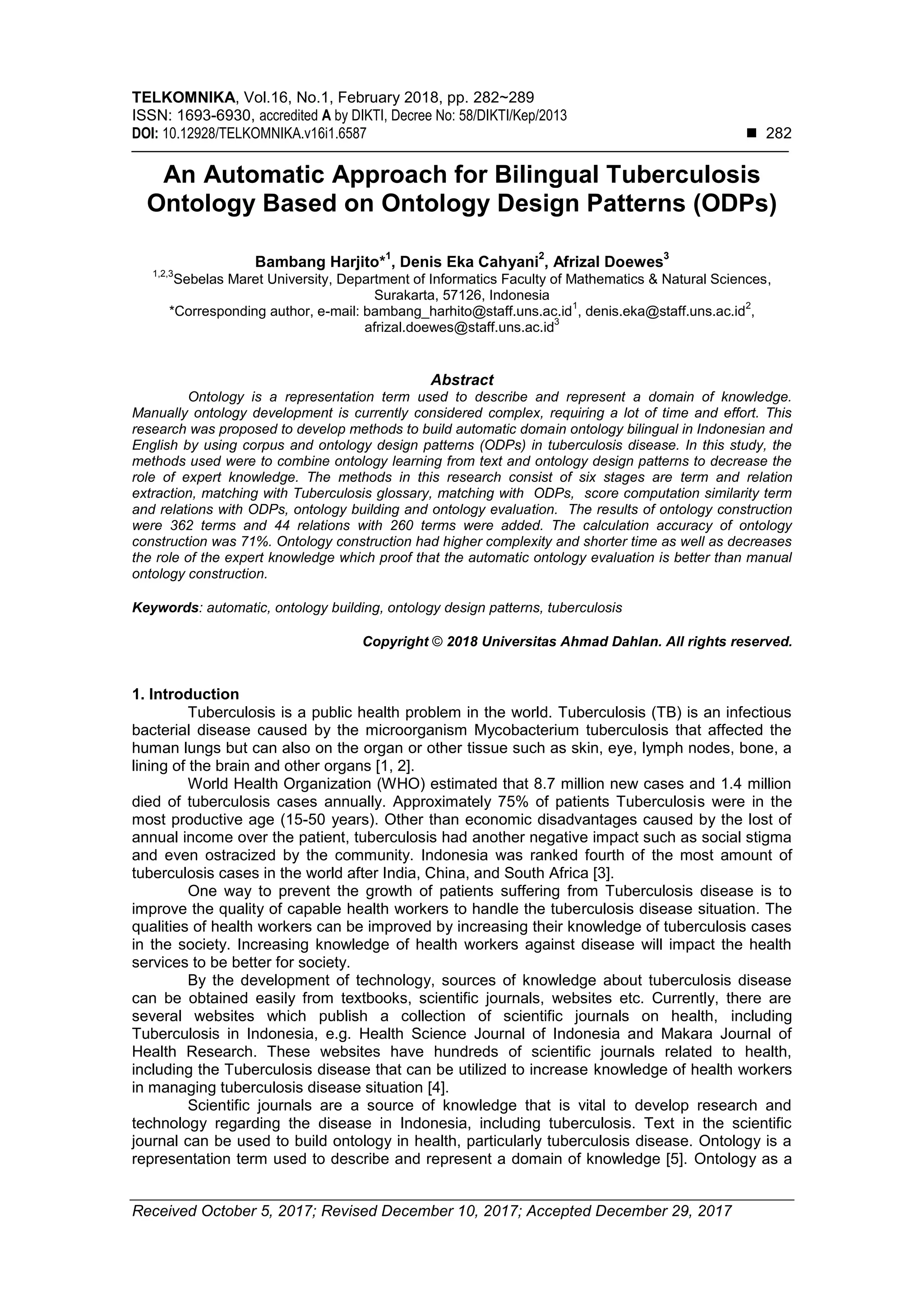 An Automatic Approach for Bilingual Tuberculosis Ontology Based on Ontology Design Patterns ...