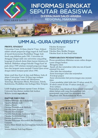 beasiswa-arab-saudi-profil-singkat-pdf | PDF