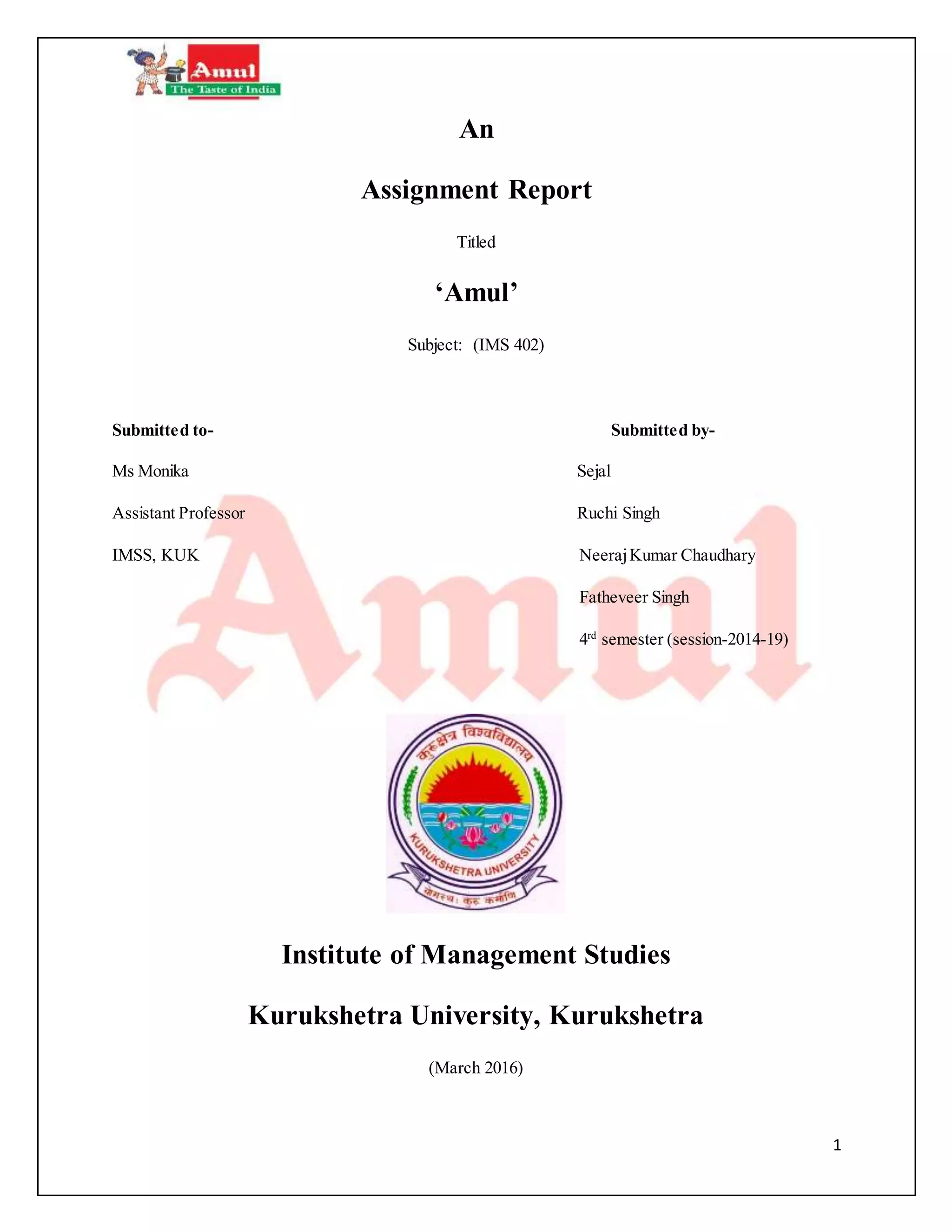 356735684 amul-hrm | DOCX