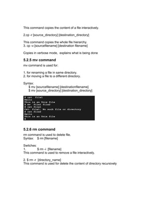 5_File_Handling_Commands__vi_editor_and_environment_variables | PDF | Operating Systems ...