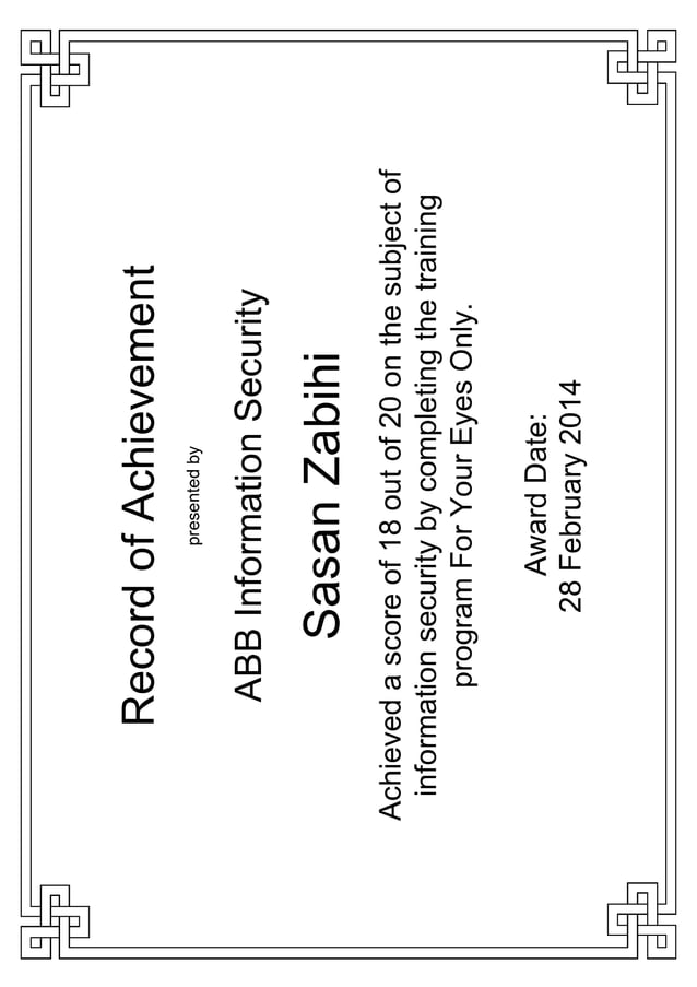 ABB program for your eye's only | PDF