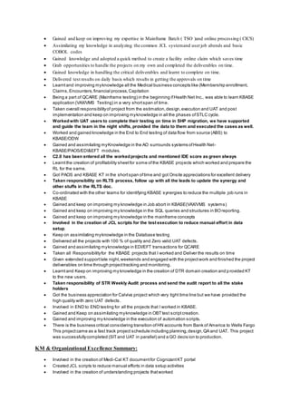 Experience document | PDF