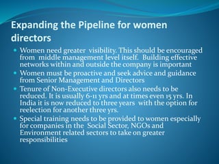 'How Women Directors Can Contribute to Excellence in Corporate ...