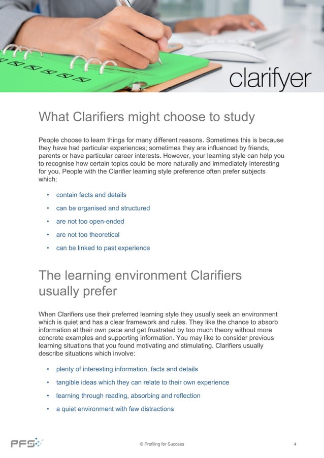 Zhenzhen_Zhang_The Learning Styles Indicator_Feedback Report | PDF | Educational Assessment ...